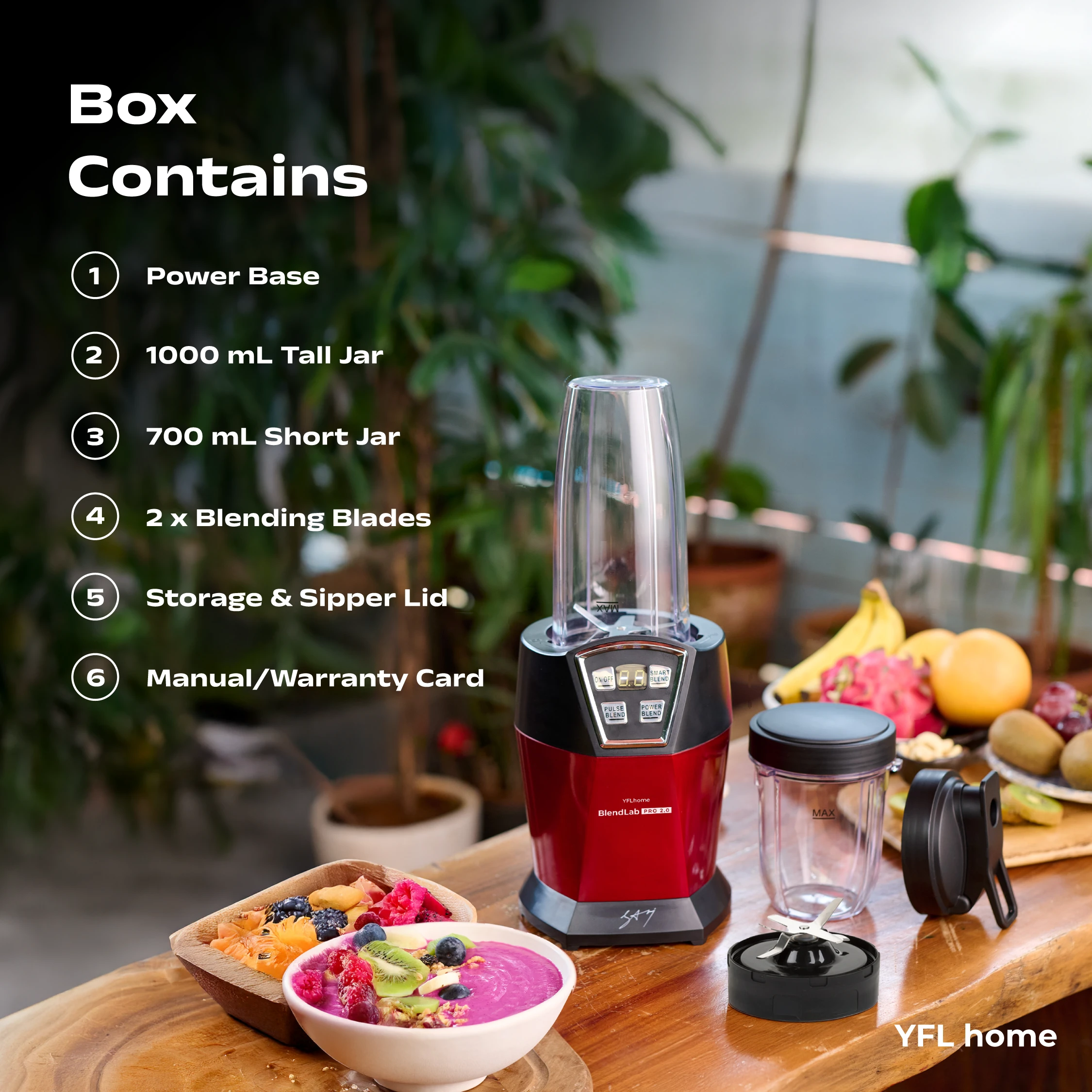 BlendLab Pro 2.0 1200W Mixer Grinder | Precision in Your Kitchen | CÜRAA