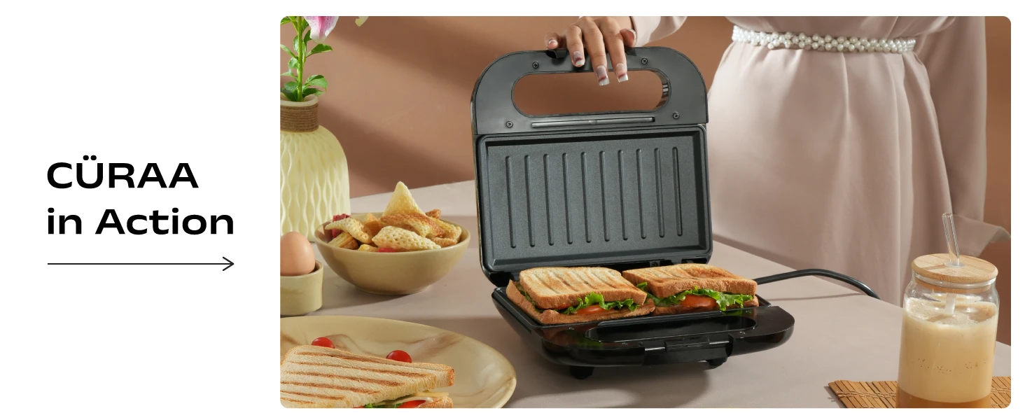 Cüraa Grill Neo - Compact, Powerful & Safe Grill