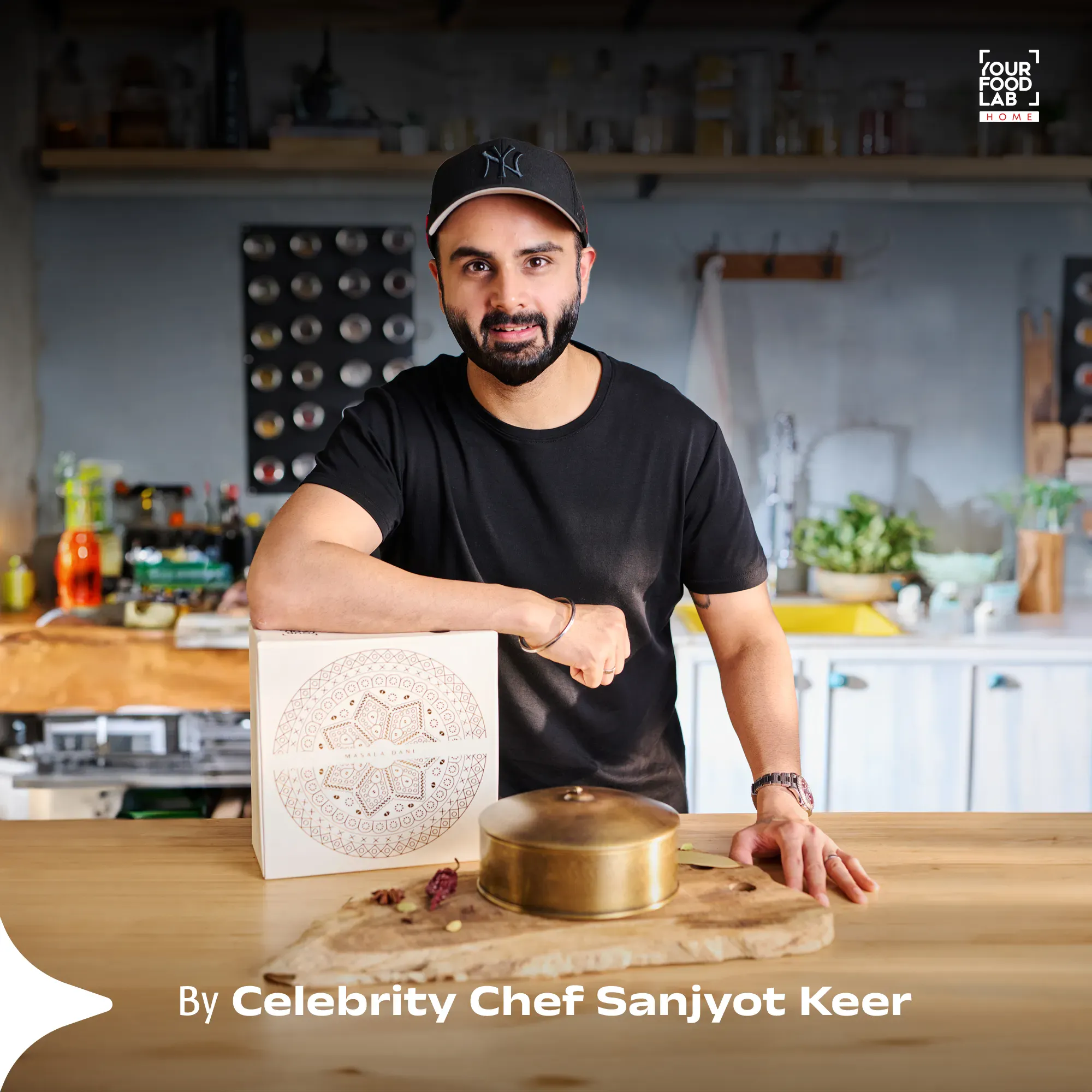 Masala Dani | CÜRAA's Brass Masala Dani for Home Chefs | CÜRAA